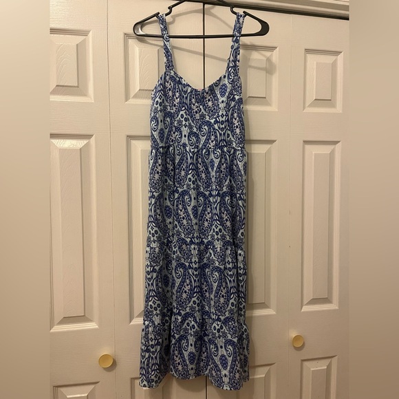 Lilly Pulitzer | Dresses | Simply Southern Blue And White Sleeveless ...